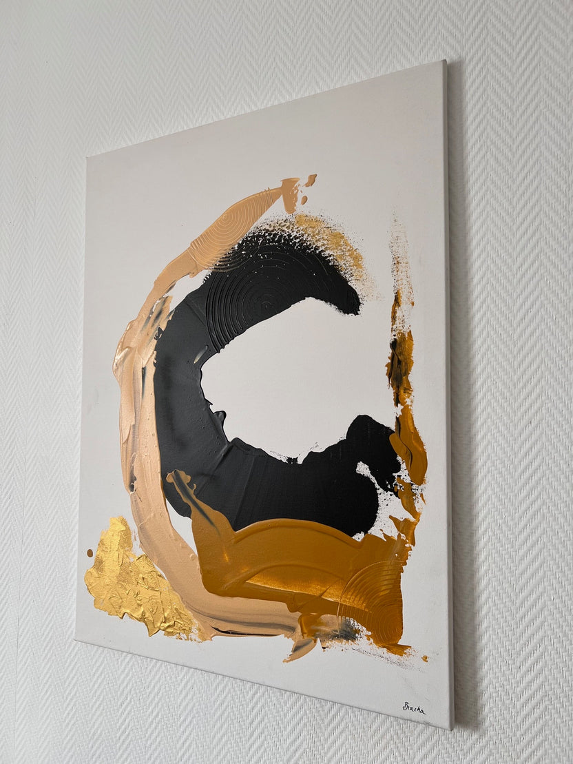 Tableaux abstraits faits à la main | Art mural contemporain | Biacha ...